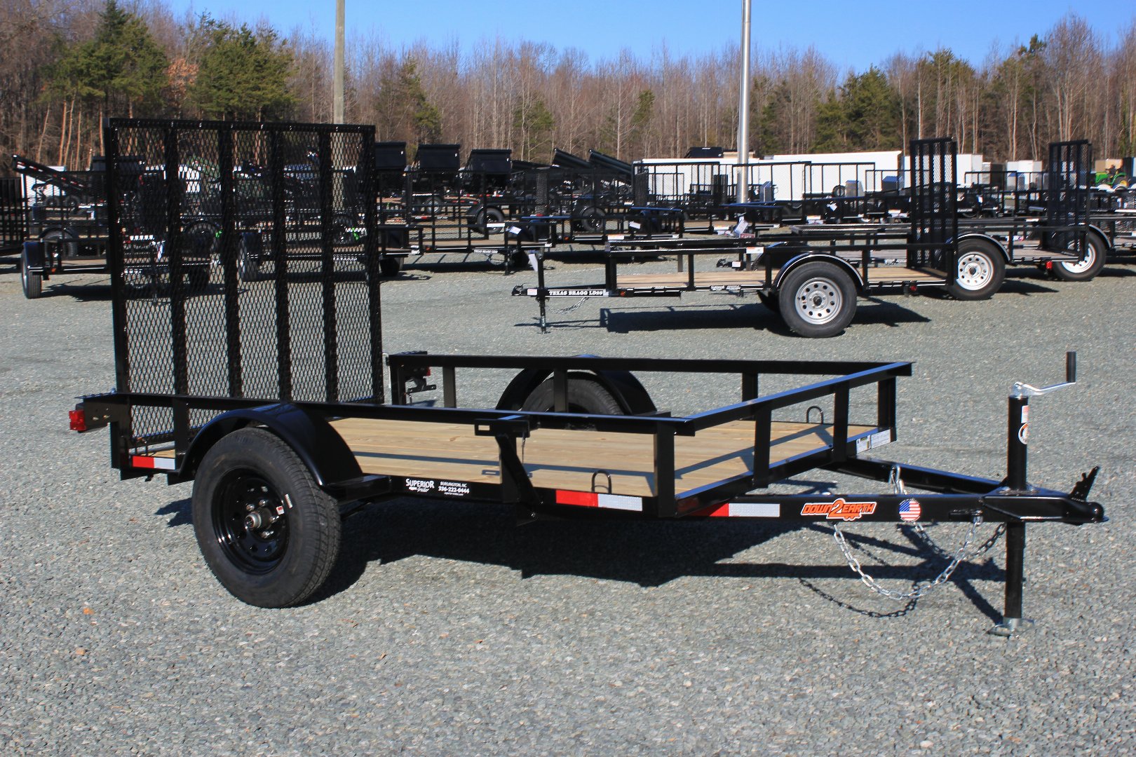 New 2025 DOWN 2 EARTH TRAILERS 5X8 w/ Gate Utility Trailer | Burlington ...