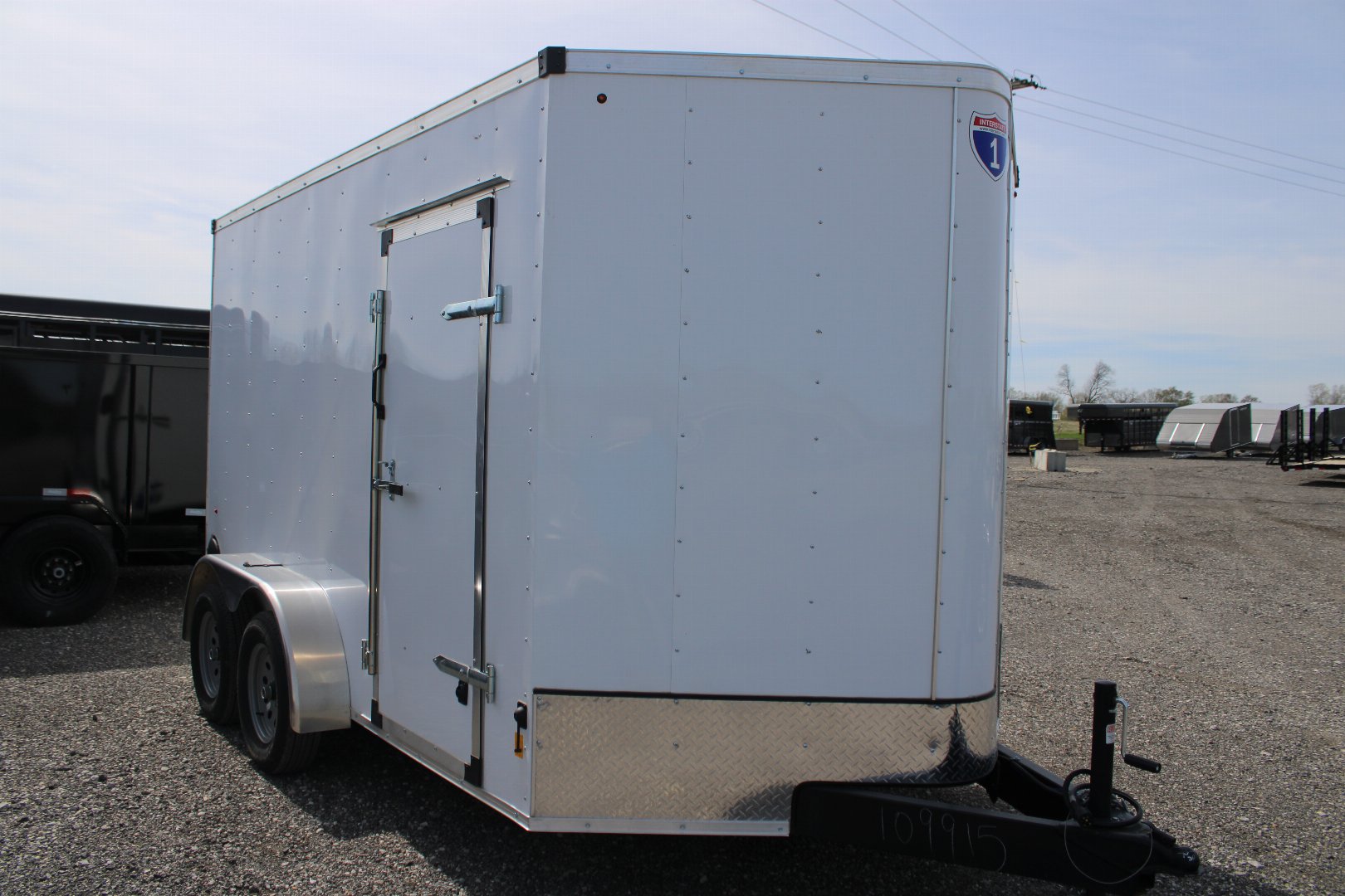 Used 2025 Interstate Trailers 7'X12'FT R 7K GVWR ENCLOSED TRAILER 47390 ...