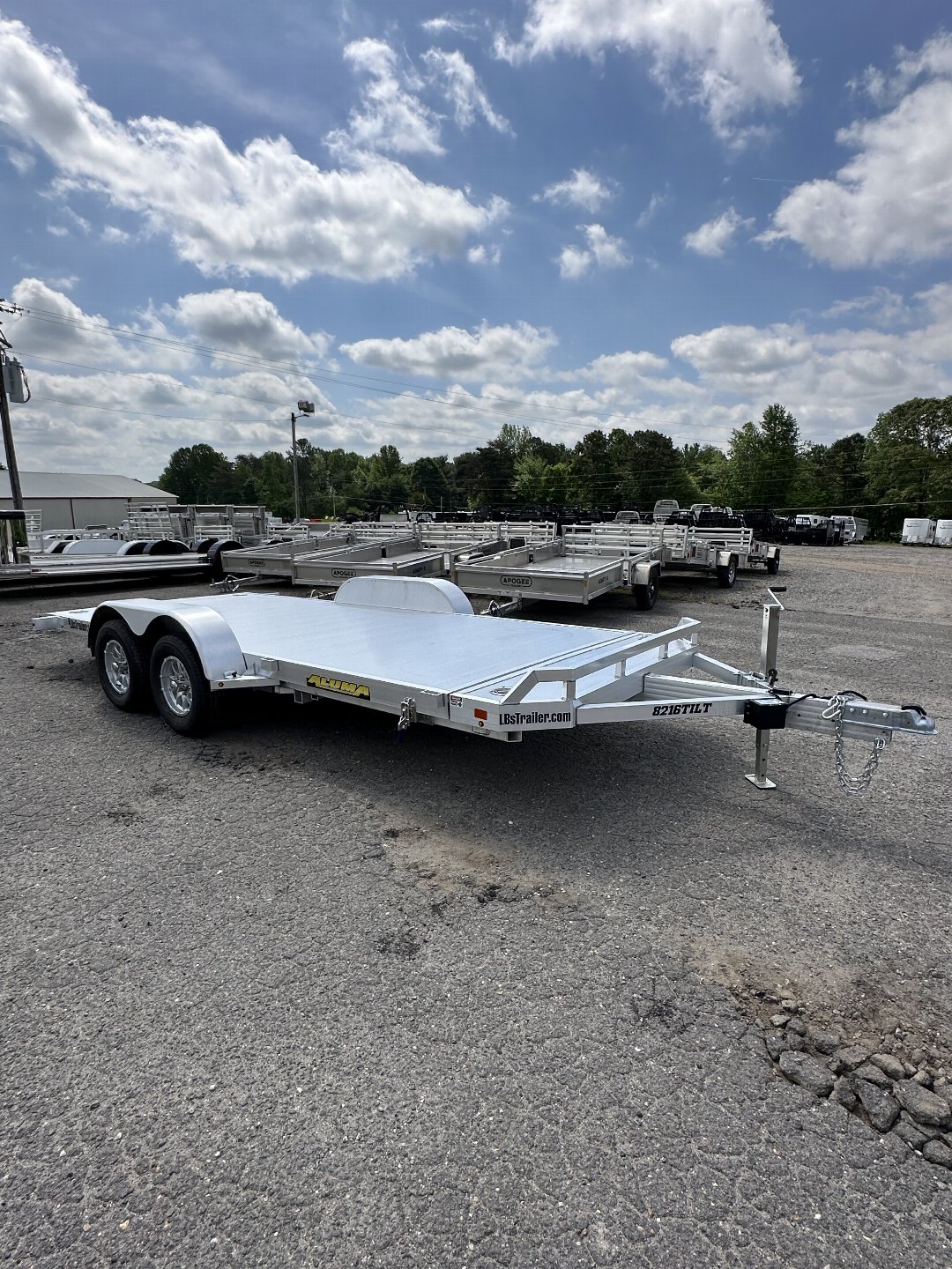 New 2026 Aluma 8216TILT-TA-EL-RTD Car Hauler | Harmony North Carolina