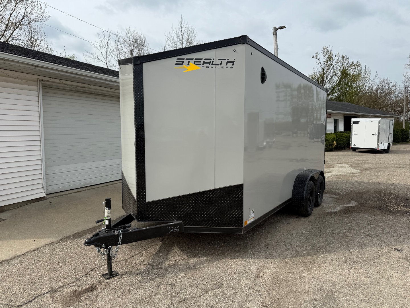 New 2025 Stealth 7 X 16 Cargo / Enclosed Trailer with Ramp and 7ft ...