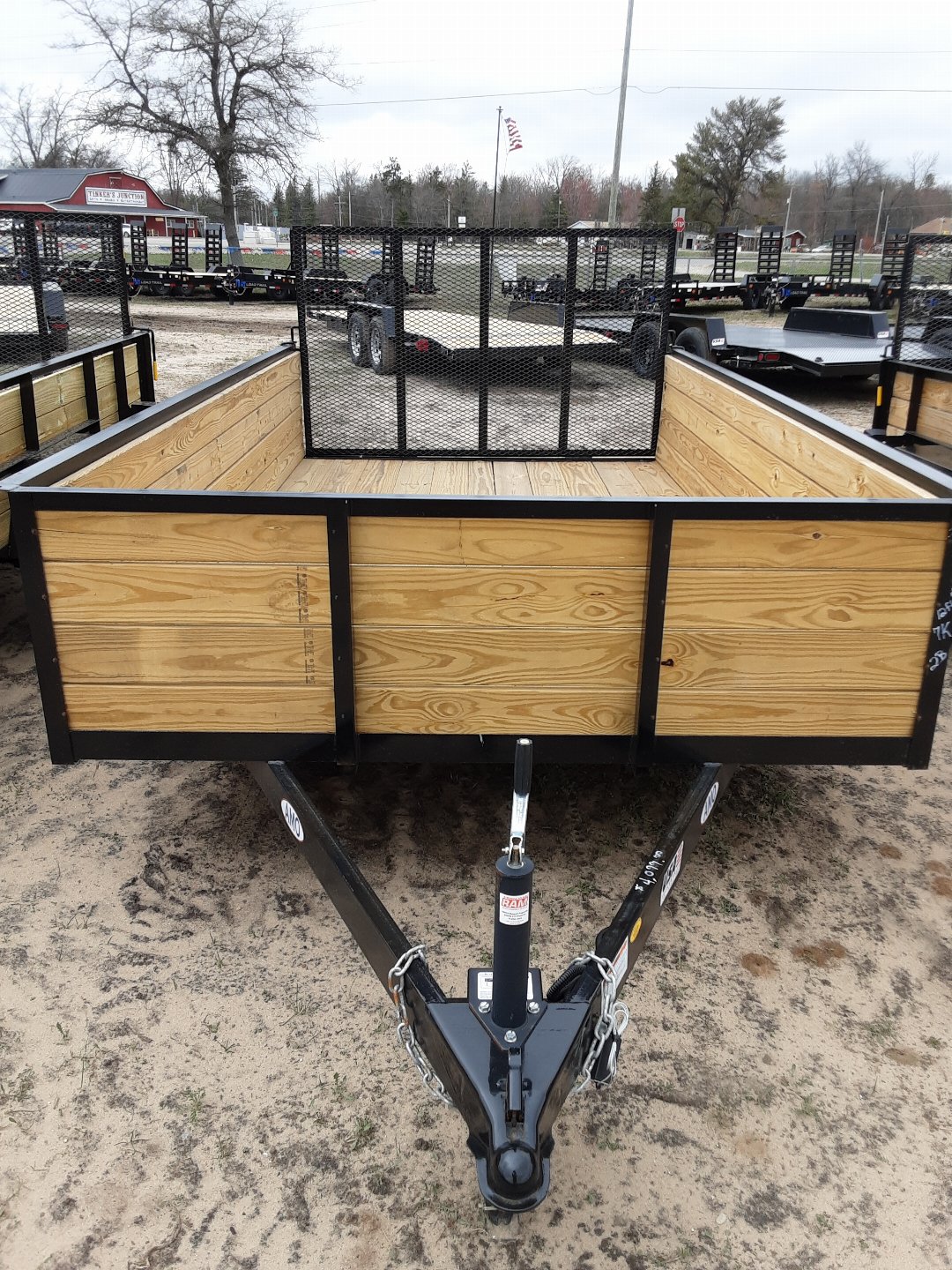 New 2025 AMO AMO 6.4X12 WOODSIDE 3K Utility Trailer | Grayling Michigan