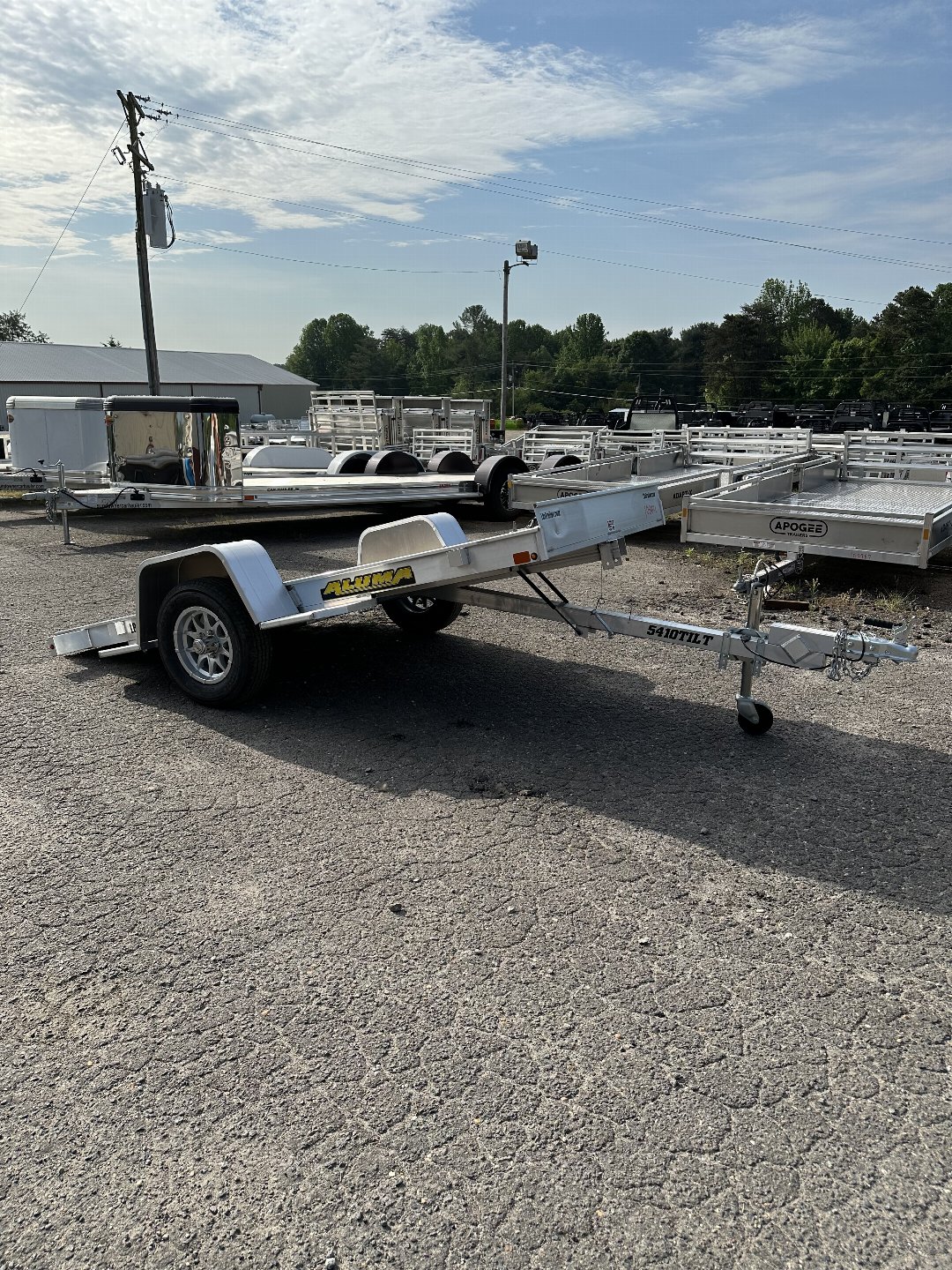 New 2026 Aluma 5410 TILT-S Utility Trailer | Harmony North Carolina