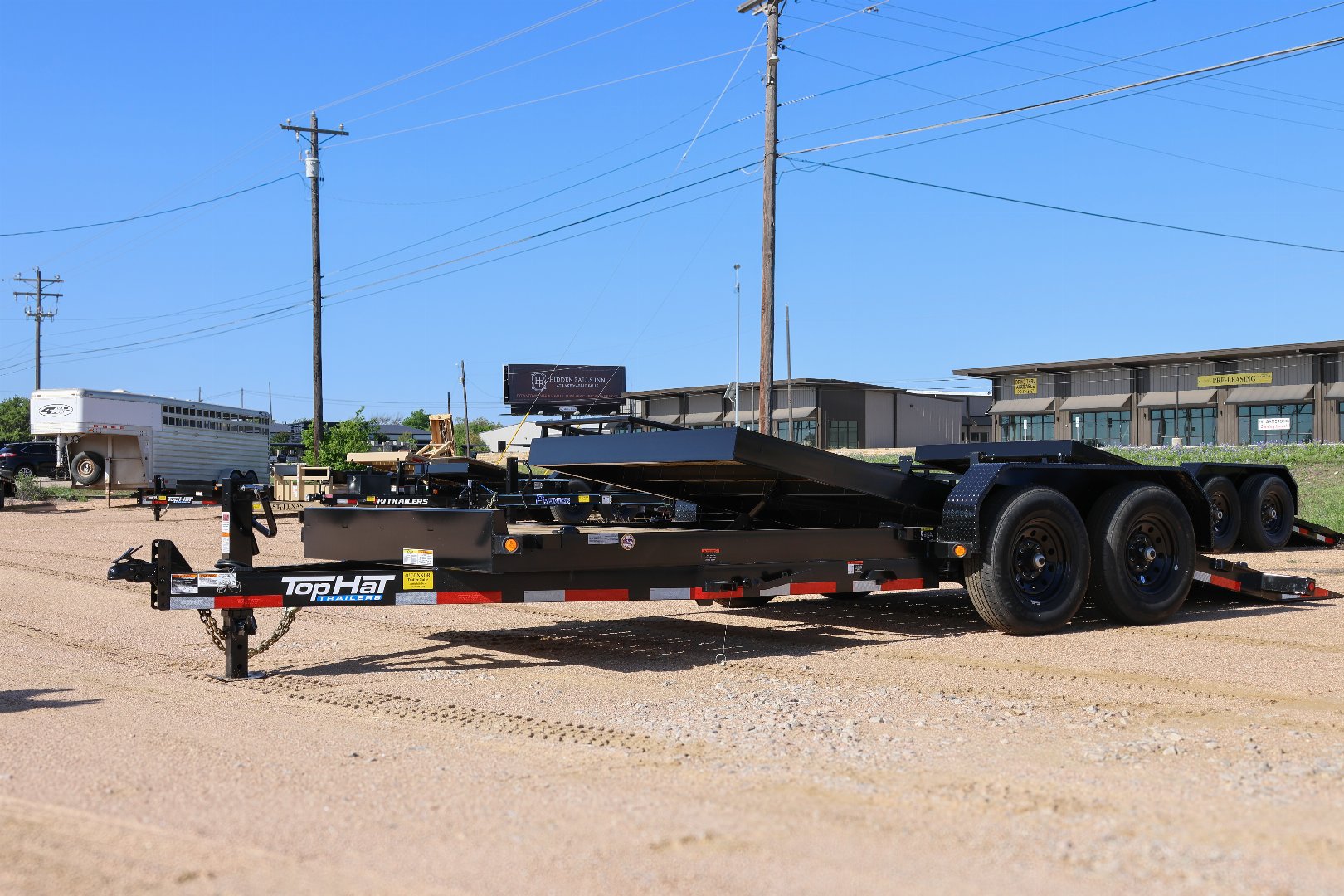 New 2025 Top Hat Trailers tds20x83-14e-f Tilt Trailer | Marble Falls Texas