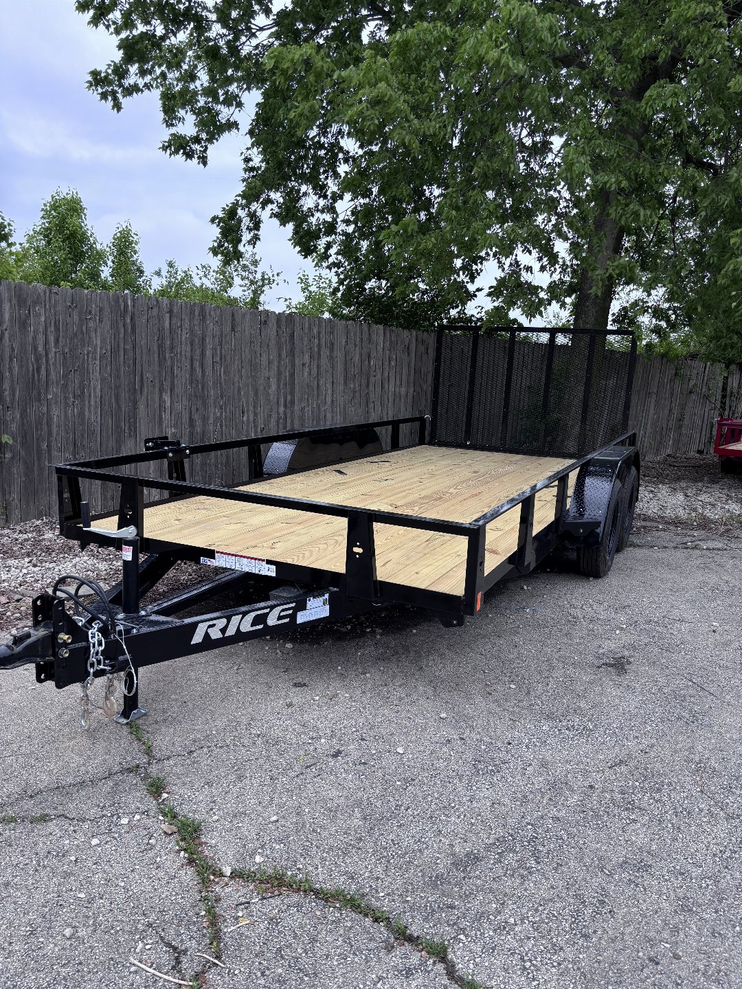 New 2025 Rice Trailers 16 X 82 TA Utility Trailer | Lees Summit Missouri