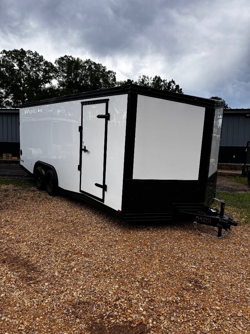 New 2025 8.5X20 ENCLOSED CAR HAULER-16" CENTERS-1 PIECE ROOF-.080 ...