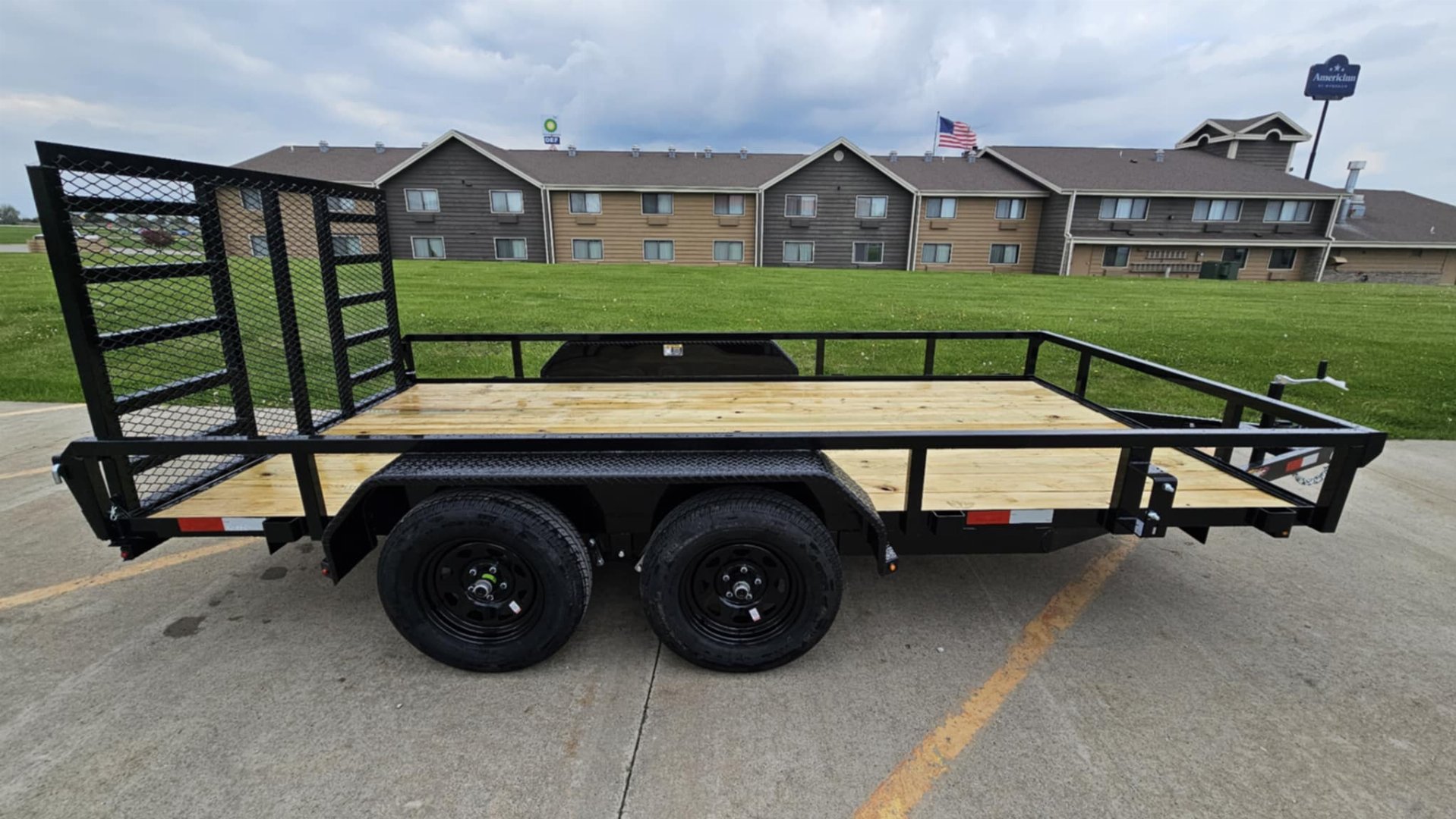 New 2025 H&H Trailers 82x14 Rail Side, 7K Tandem Utility Trailer ...