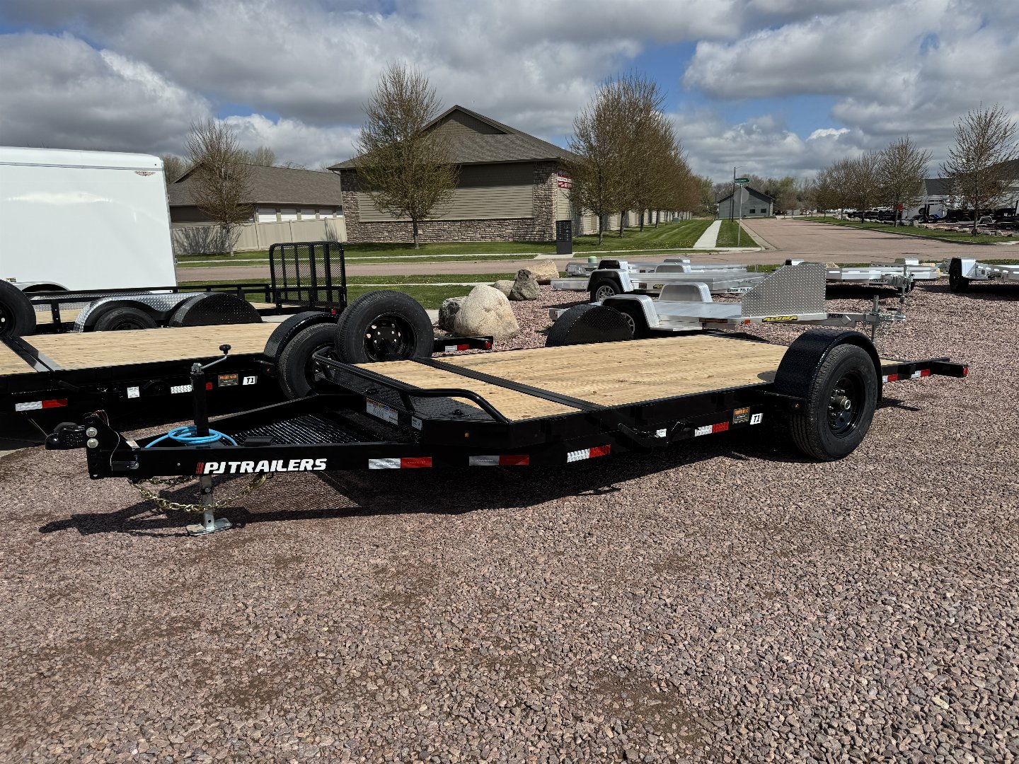 New 2025 PJ Trailers T1-16 7K Tilt Trailer | Elk Point South Dakota