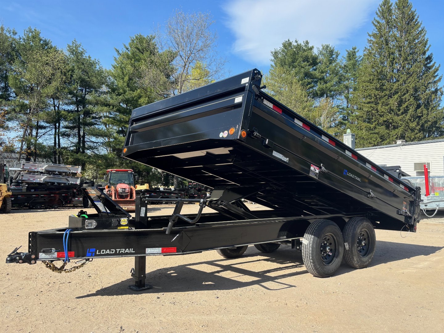 New 2025 LOAD TRAIL 8x14-DZ Deckover Dump Trailer/ 10" I BEAM Frame/ 18 ...