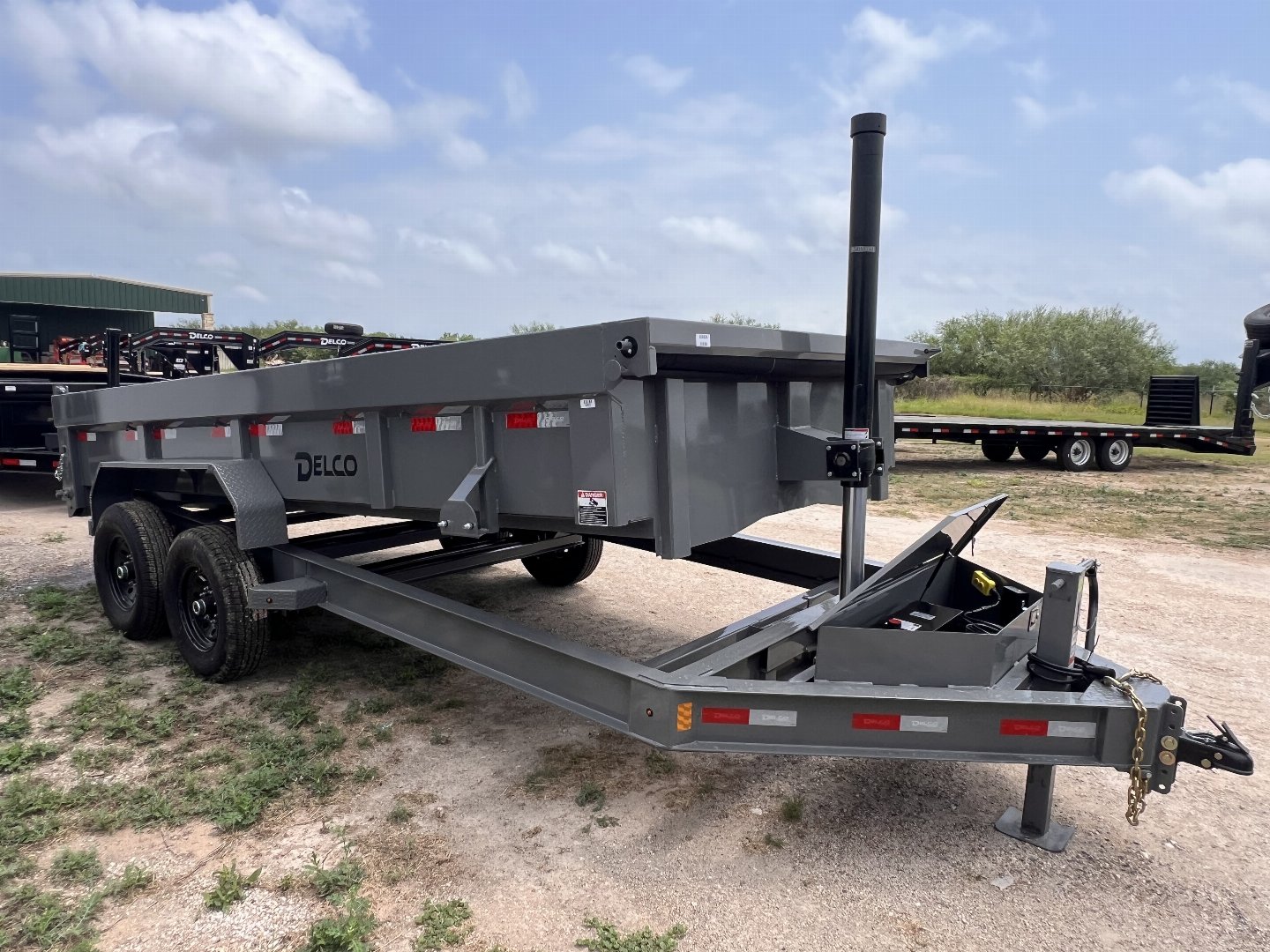 New 2025 Delco Trailers 83x16ft Telescopic Dump Trailer | Falfurrias Texas