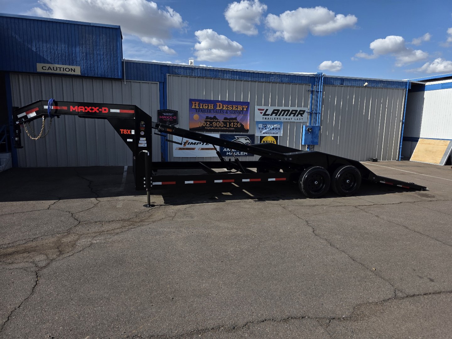 New 2025 MAXX-D T8X Gooseneck 102x24 Power Tilt Trailer- 18K GVWR-Steel ...