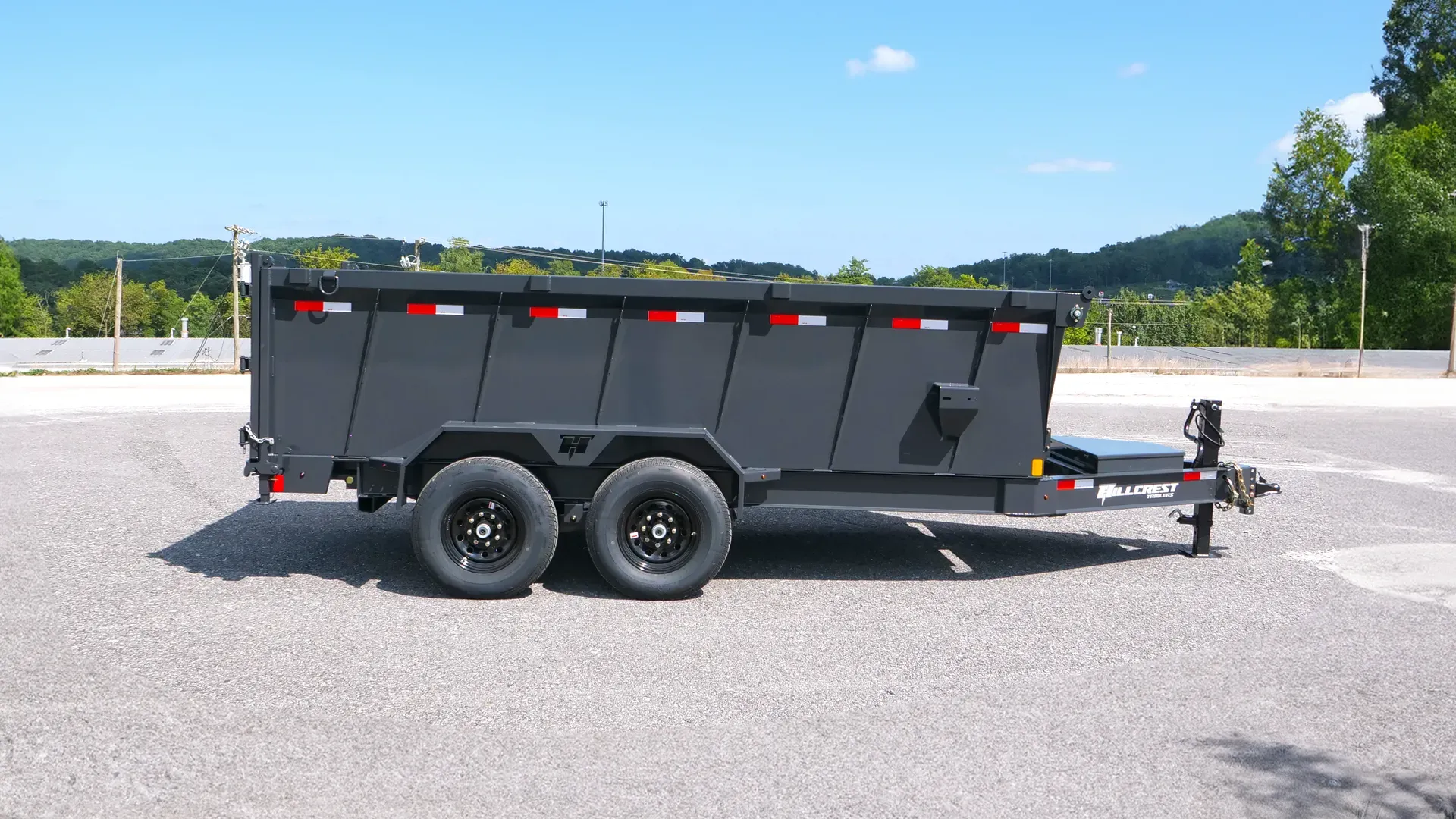 New 2025 Hillcrest Trailers 7'X14' 17.6K Standard Dump Trailer | De ...
