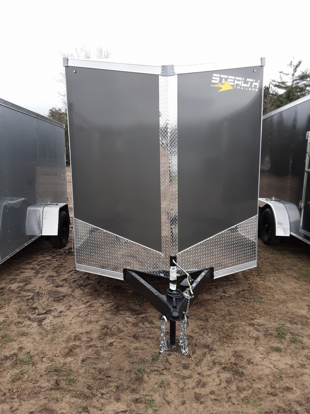 New 2025 Stealth Trailers STEALTH 7X14 W/RAMP CHARCOAL Cargo / Enclosed ...
