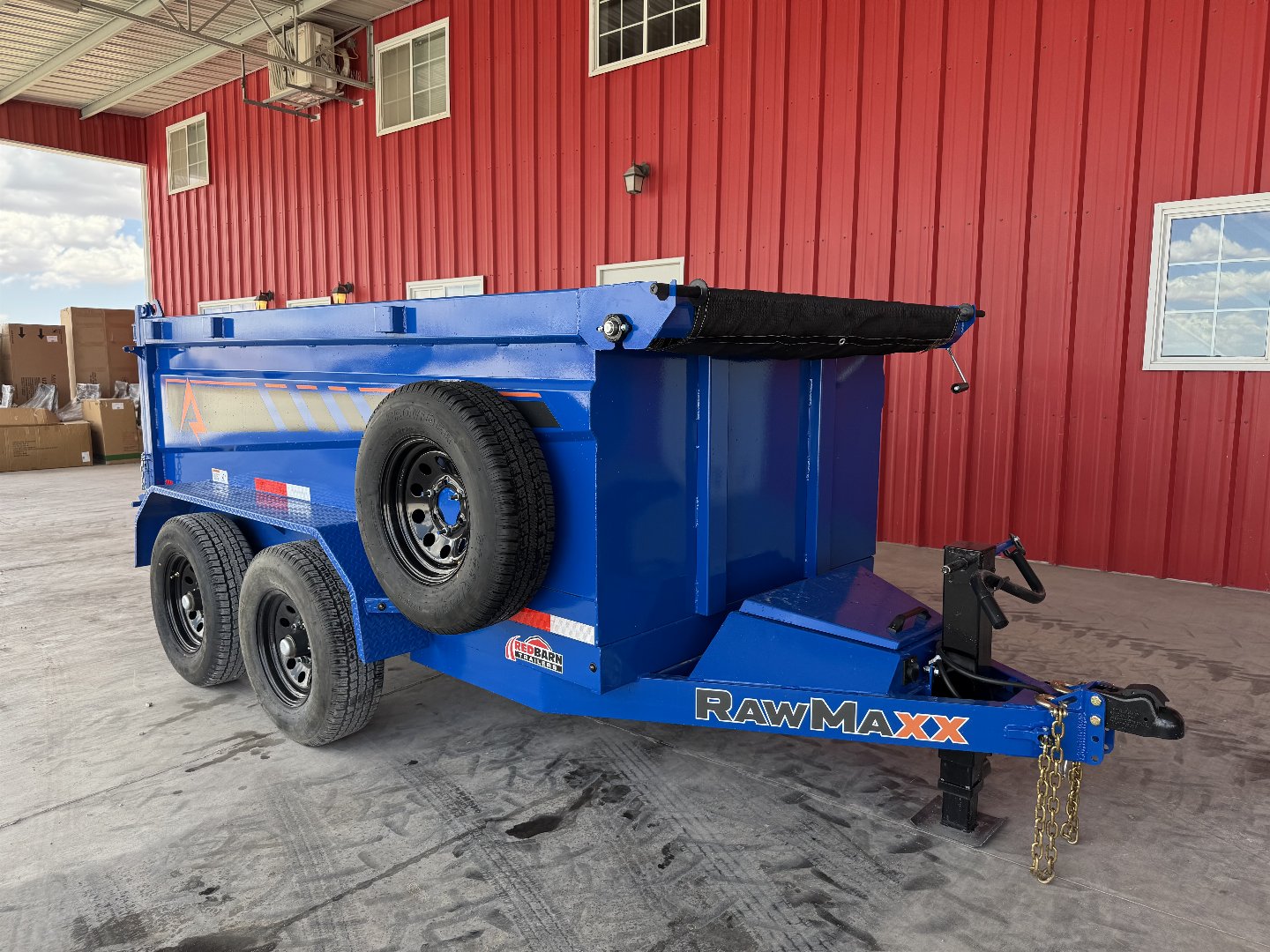 New 2025 RawMaxx SDX 5X10 TANDEM AXLE 10K DUMP TRAILER Dump Trailer | El Paso Texas