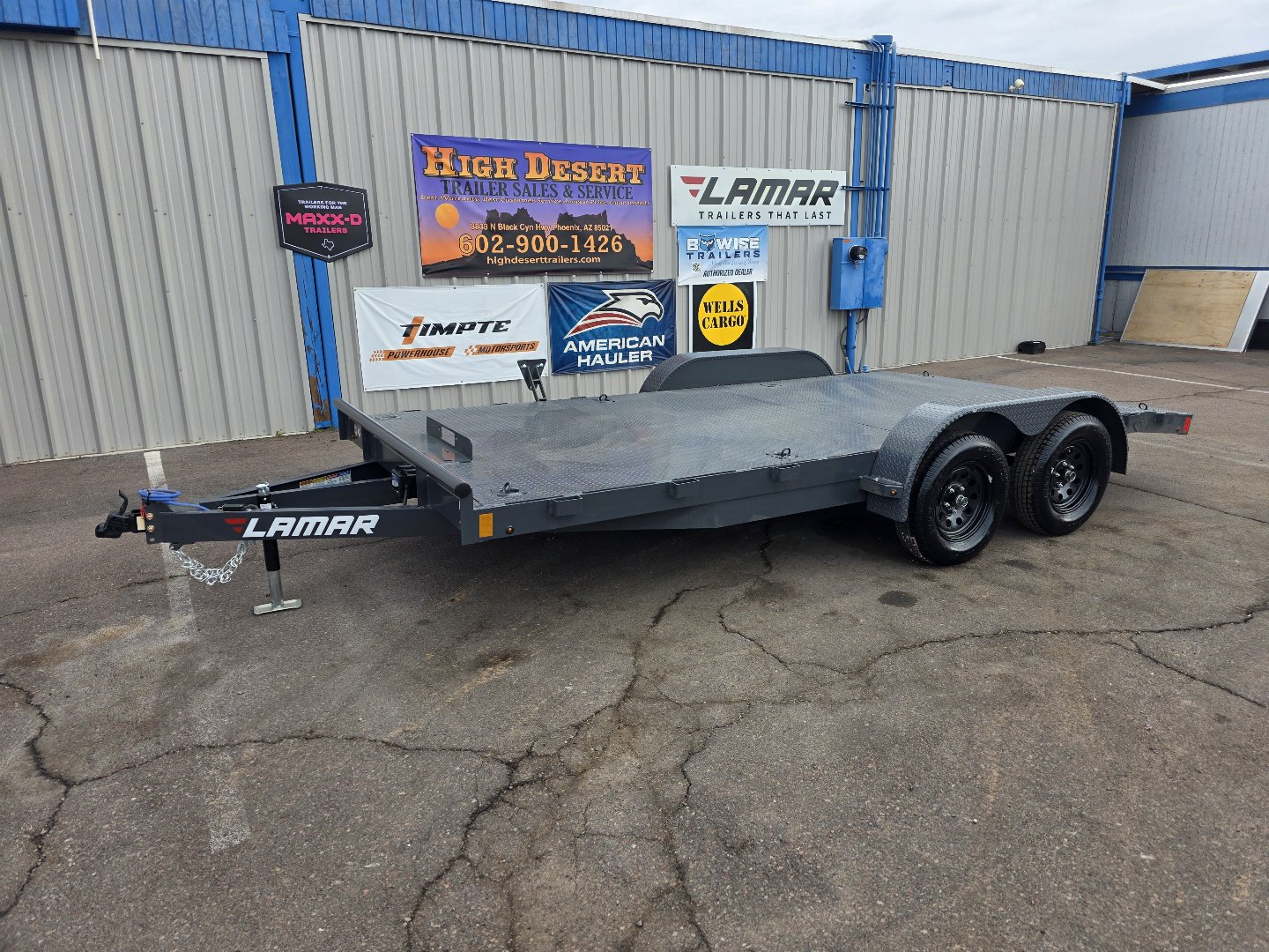 New 2025 Lamar Trailers CE 7x16'Steel Deck 7k GVWR | Phoenix Arizona