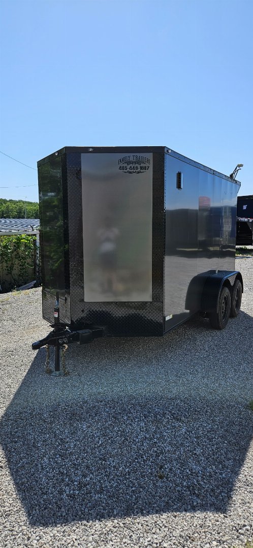 New 2025 FGT 6x12 Tandem Axle Cargo / Enclosed Trailer - BLACKOUT ...