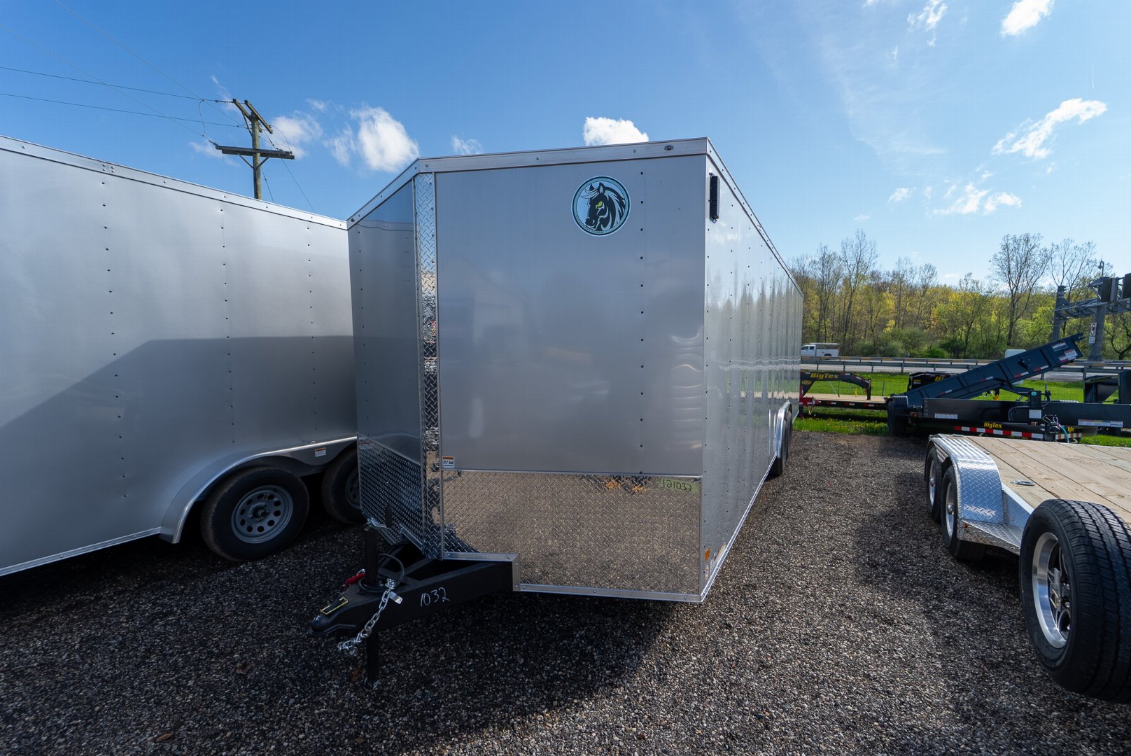 New 2025 Darkhorse Cargo 8X24 10K GVWR Cargo / Enclosed Trailer | Whitmore Lake Michigan