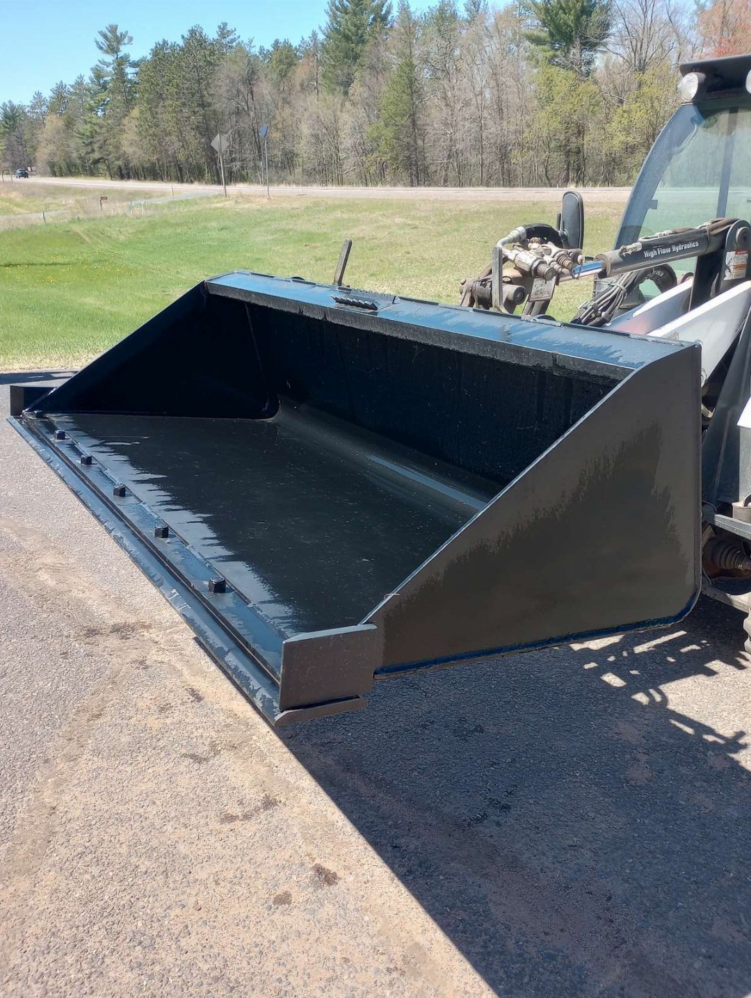 New 2025 Jenkins Iron and Steel 78" HD Skidsteer Bucket | Grantsburg Wisconsin