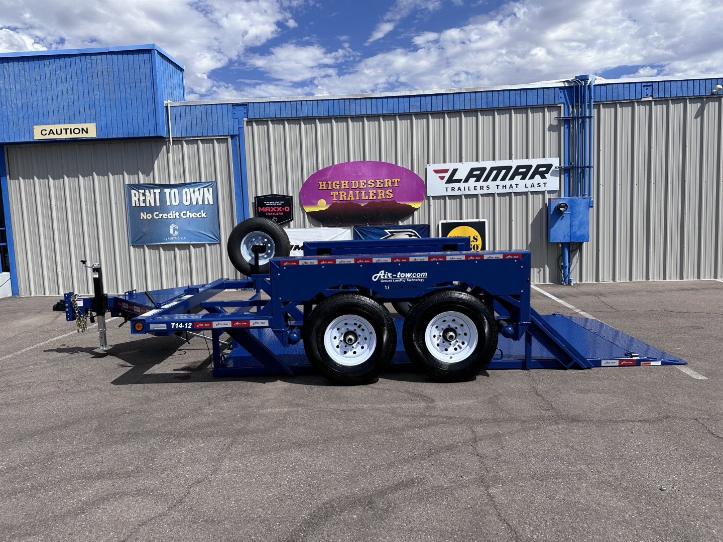New 2025 Air Tow T14-12 Flatbed Drop-N-Load- 10,000 Lb Capacity ...