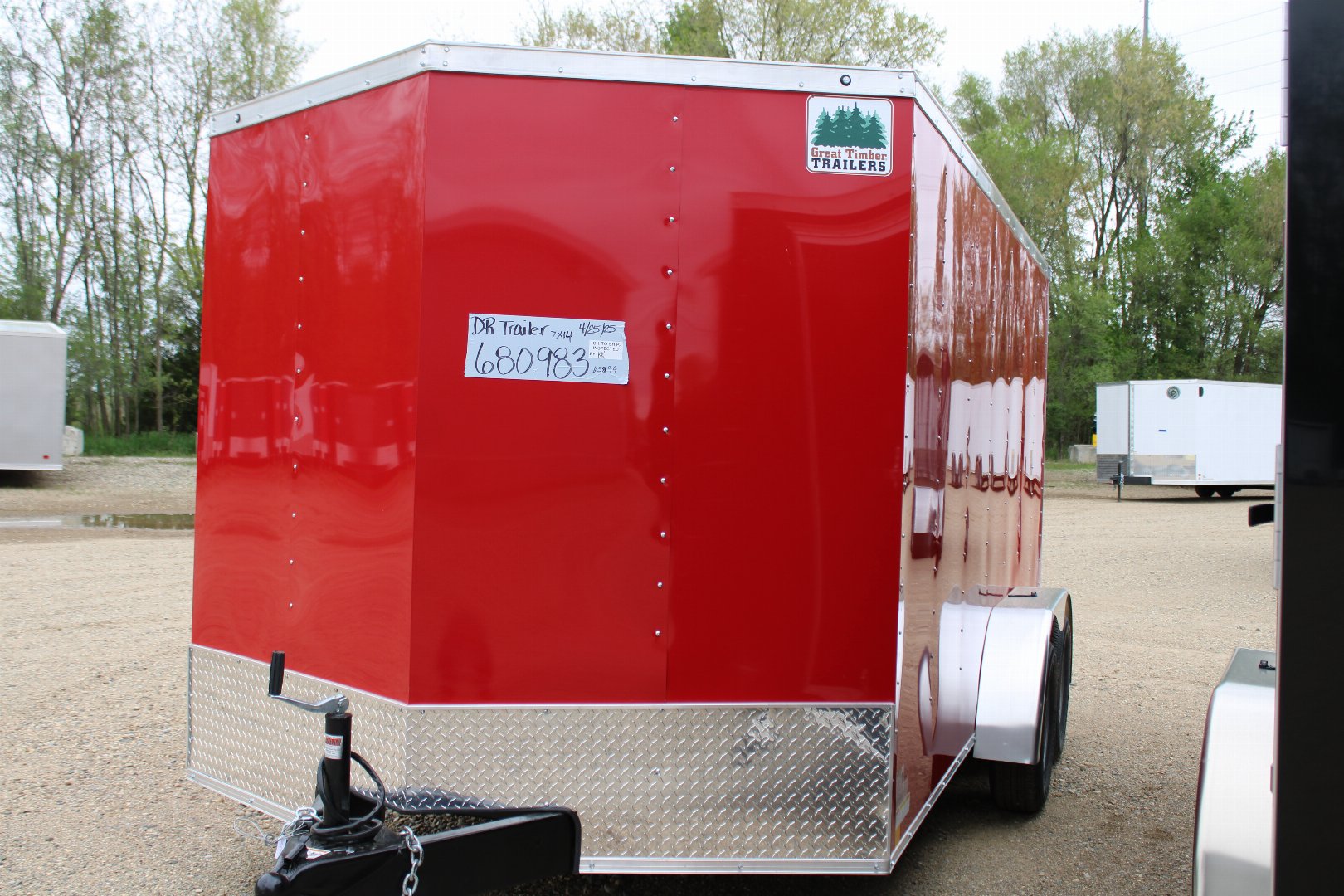 New 2025 RC Trailers 7' X 14' RD RGT ENCLOSED TRAILER 5659 Cargo ...