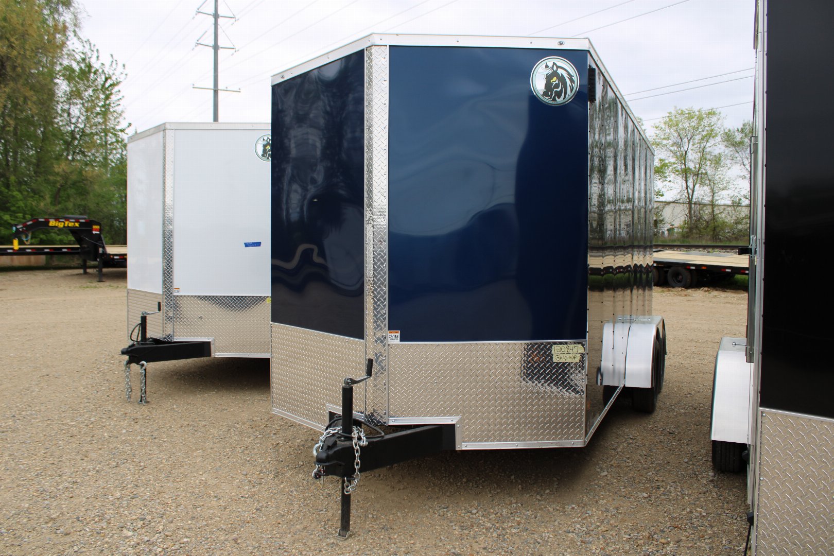 New 2025 Darkhorse Cargo 7' X 16' RD ENCLOSED TRAILER WITH 7' INTERIOR ...