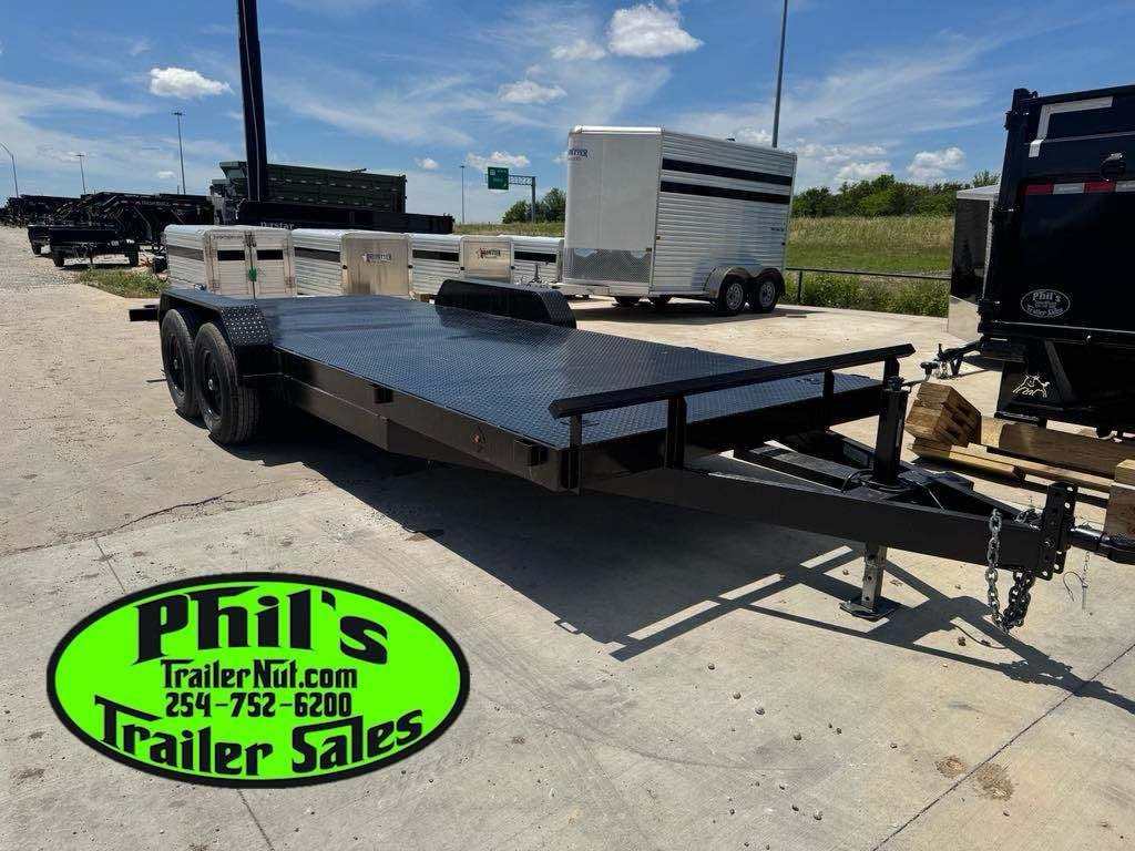 New 2025 20' OPEN CAR HAULER TANDEM 7000 LB AXLES 14K GVWR Utility ...