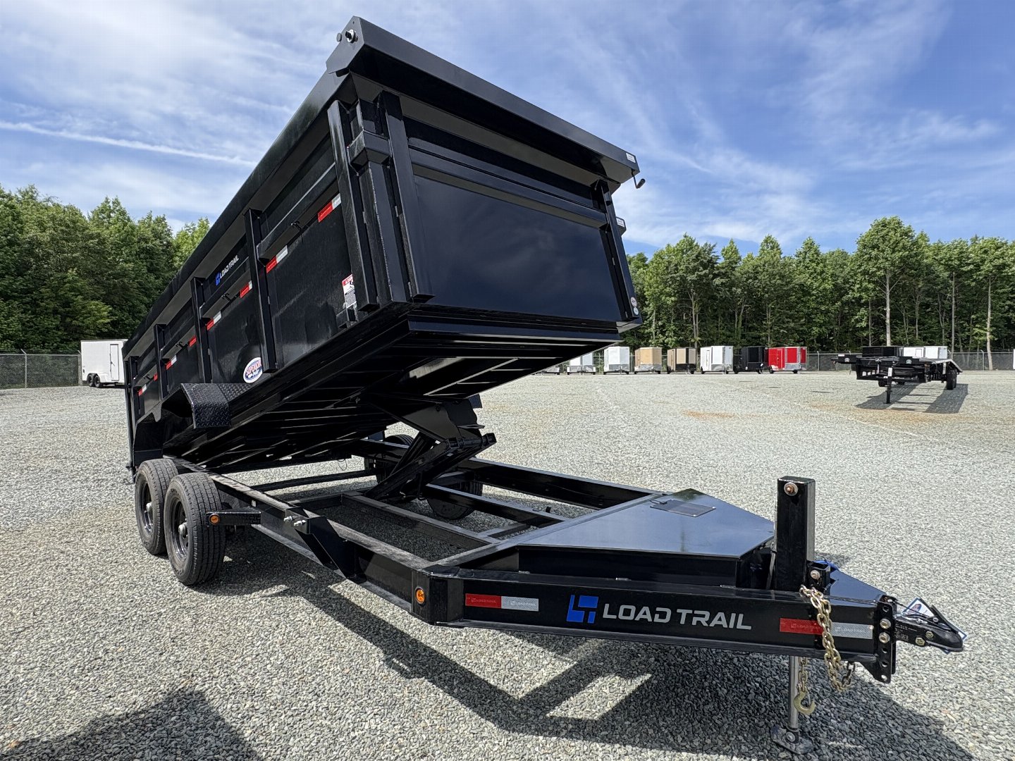 New 2025 Load Trail DL Low Pro 7X16 14K Dump Trailer w/ 4' Sides ...