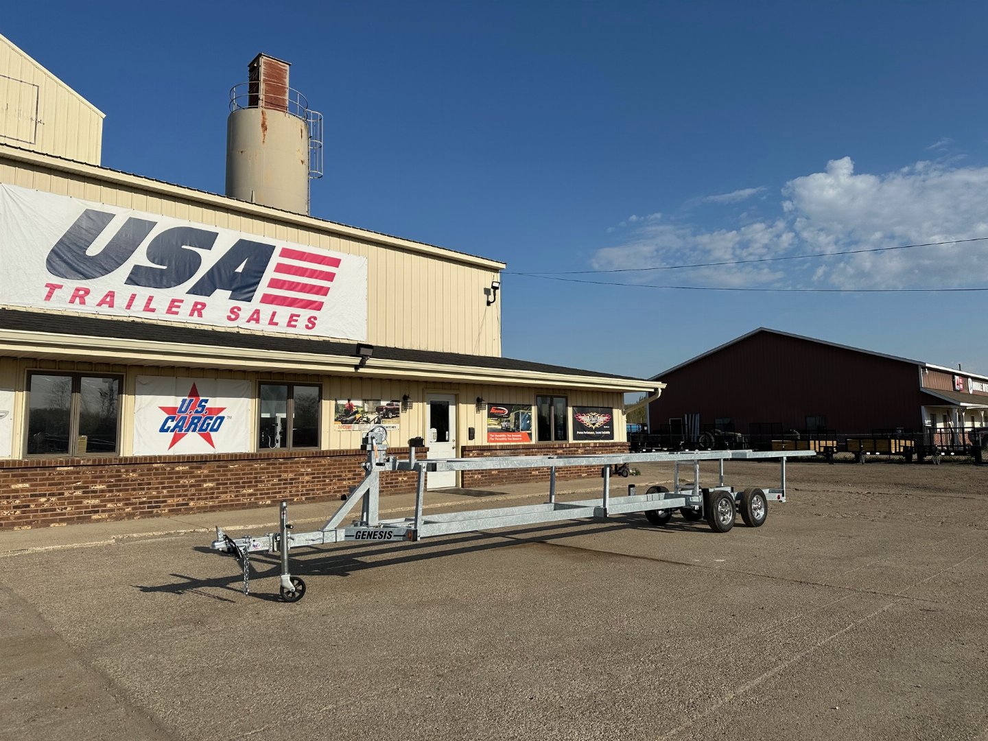 New 2025 Genesis Trailers 24ft Tandem Axle Crank-up Trailer | Wayland ...