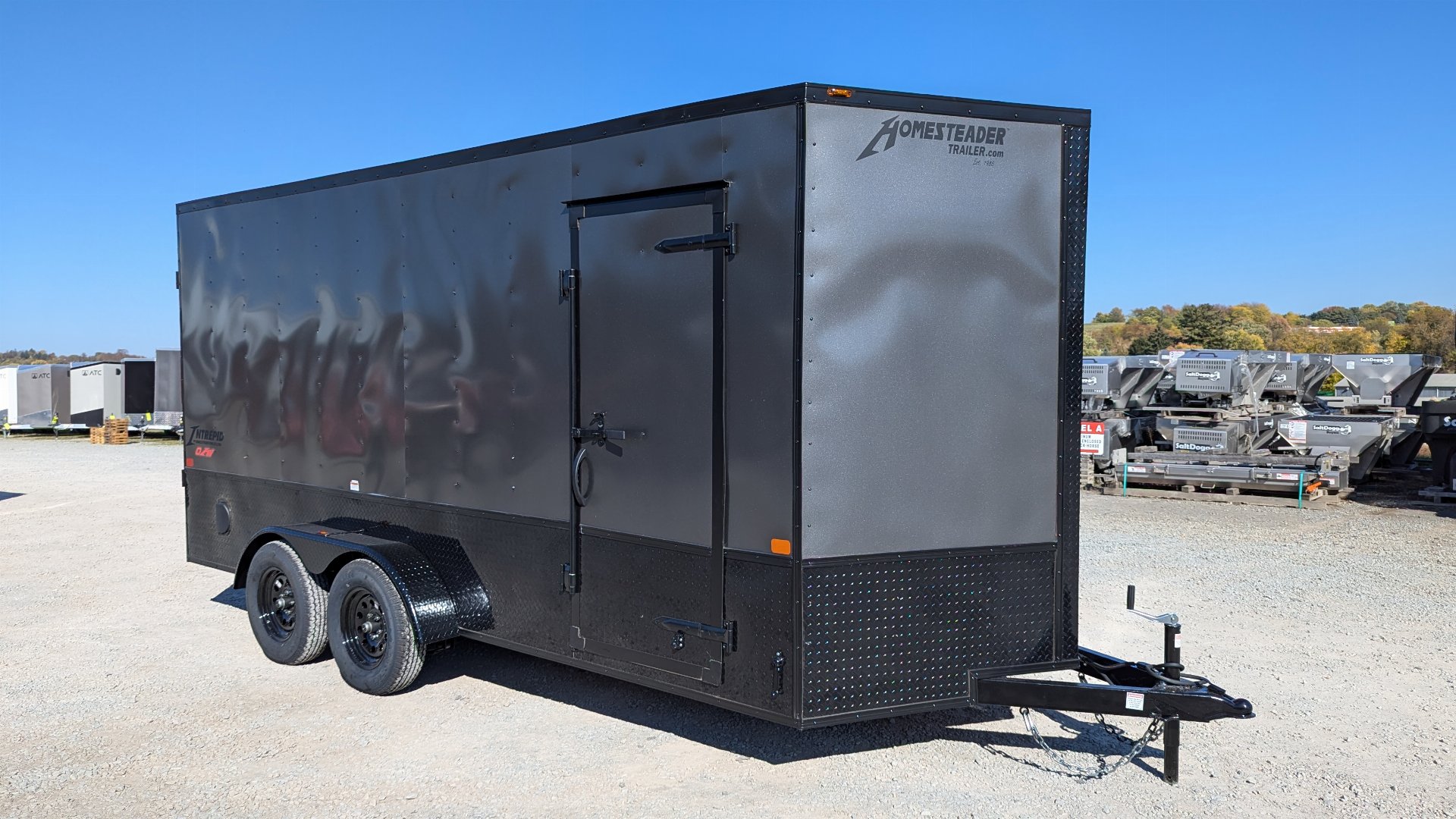 New 2025 Homesteader 7x16 Intrepid "OHV" V-Nose Cargo Trailer w/ Ramp ...