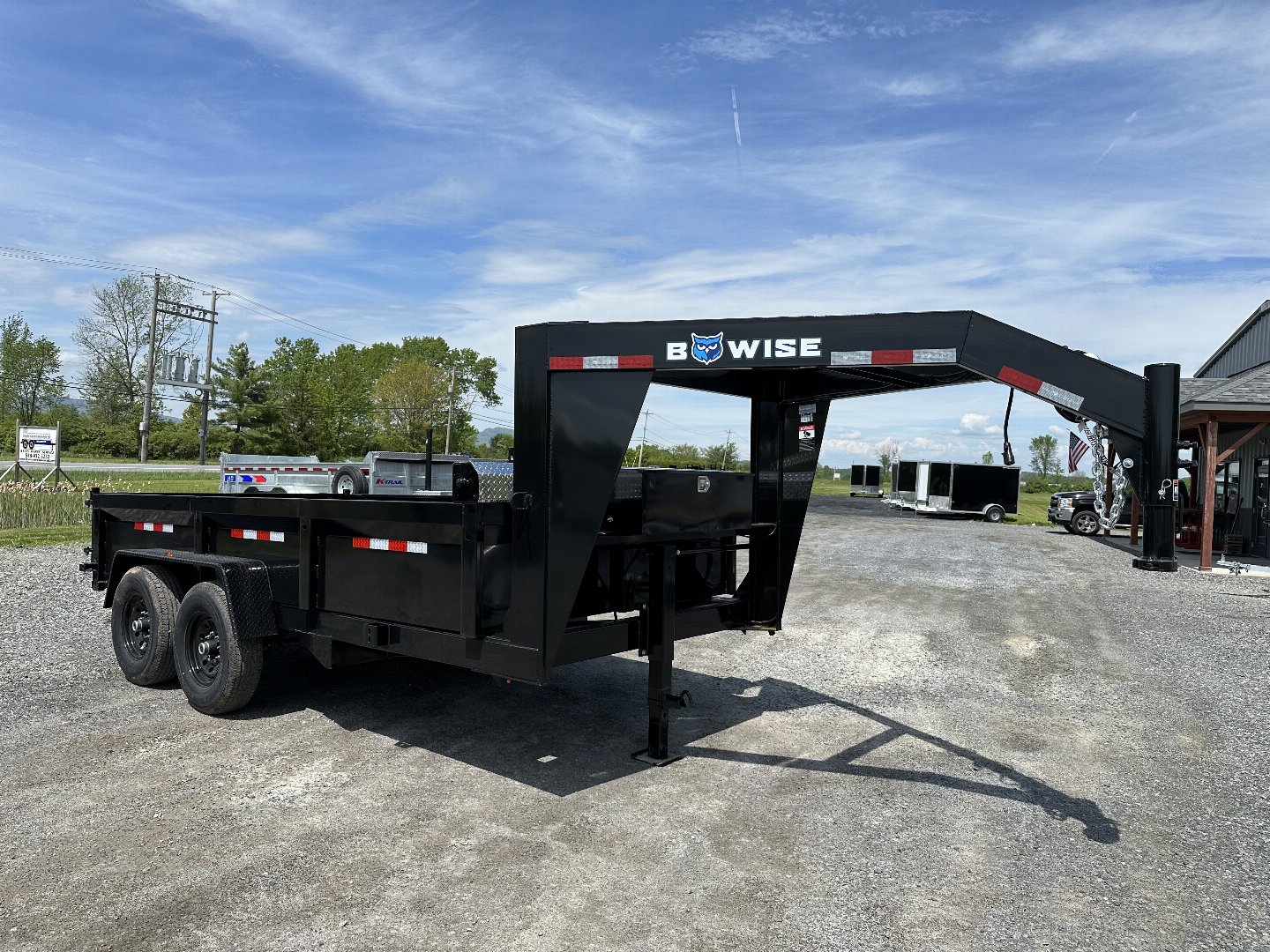 New 2026 BWISE DT714LP-LE-14-G Dump Trailer | Hudson Falls New York