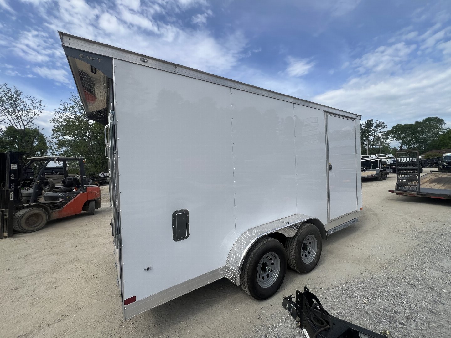 New 2025 Covered Wagon Trailers 7X16 TA3 Gold Series / Steel Floor Pkg ...