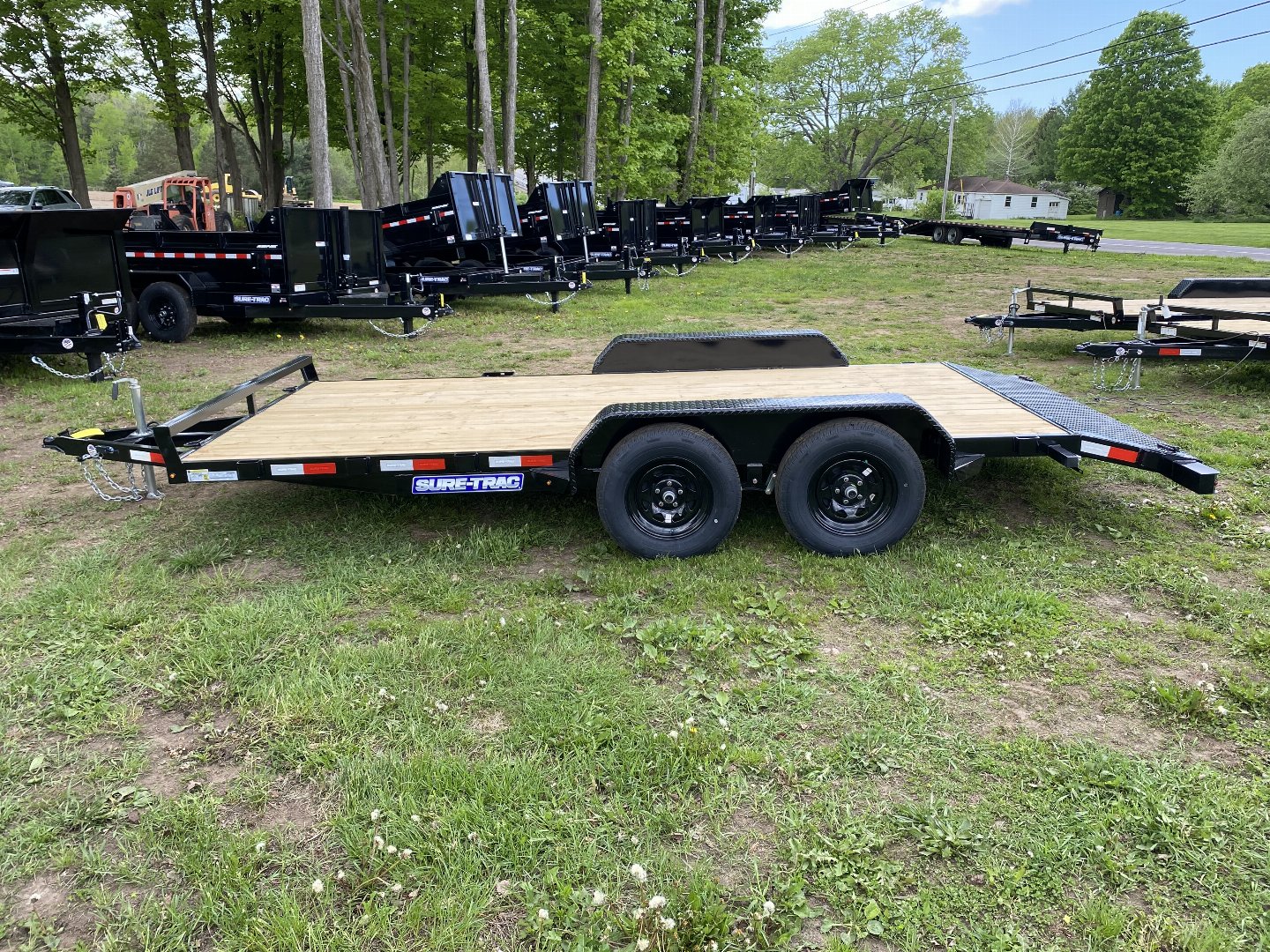 New 2025 Sure-Trac 7X16(14+2) 7K Car Hauler | Mexcio New York