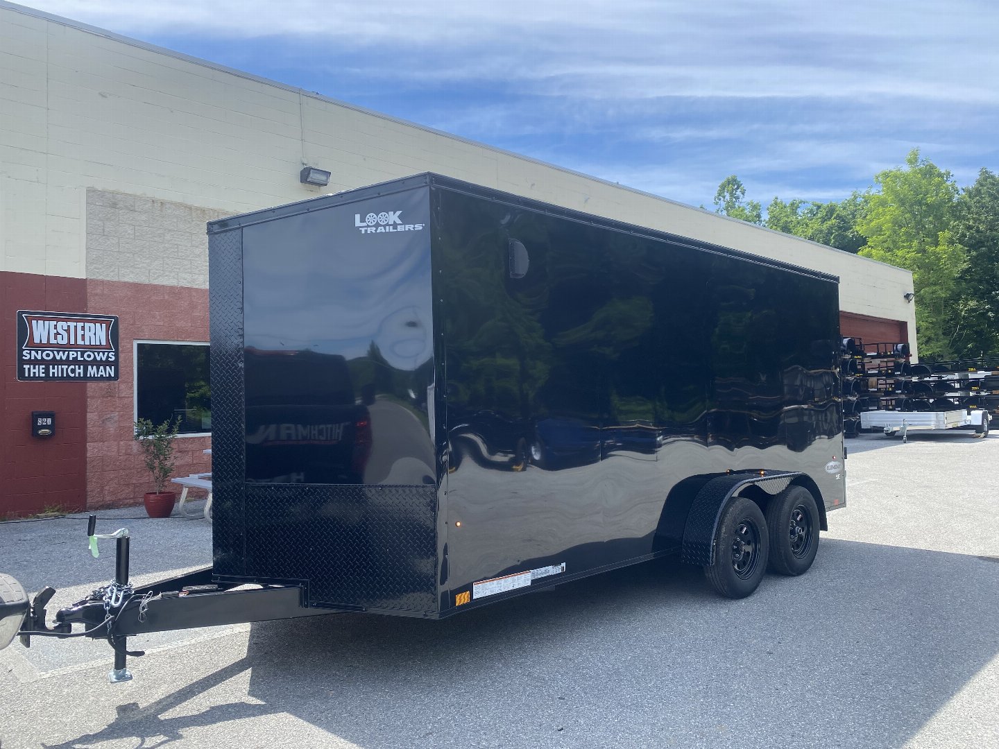 New 7 x 16 Look Element Se V-Nose Cargo Blackout Package 7k***D-Rings ...