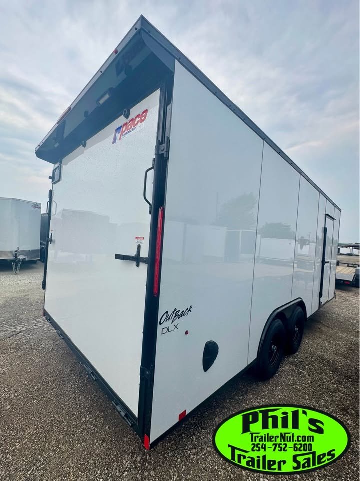 New Pace American 8.5X20 Cargo / Enclosed Trailer REAR WING & UPGRADED ...