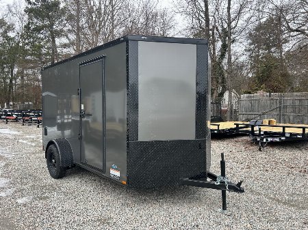New 2025 ANVIL 6X10 Enclosed w/ Ramp, Black Out Package & Poly-Core ...