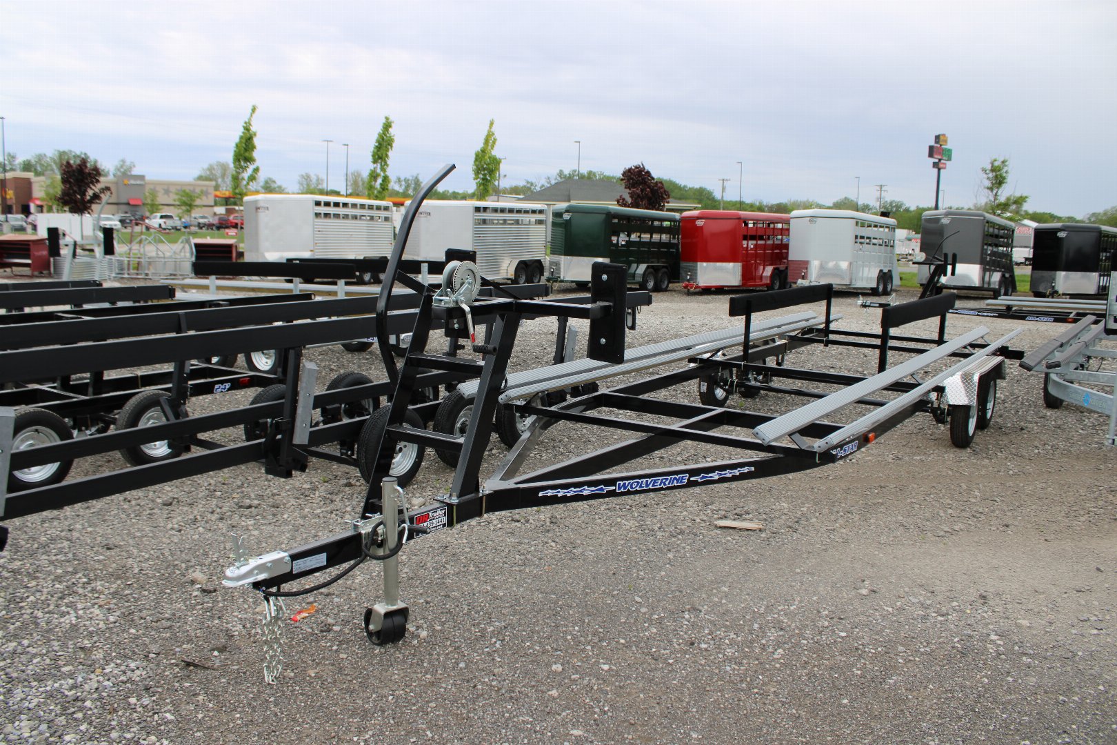 New 2025 Wolverine Trailers 24' TANDEM AXLE BUNK STYLE ALL STAR PONTOON TRAILER 47744 Boat ...