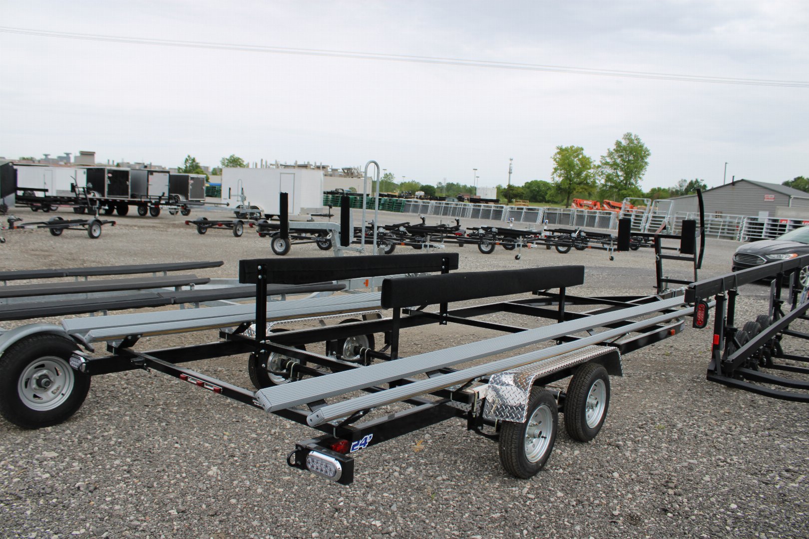 New 2025 Wolverine Trailers 24' TANDEM AXLE BUNK STYLE ALL STAR PONTOON TRAILER 47744 Boat ...