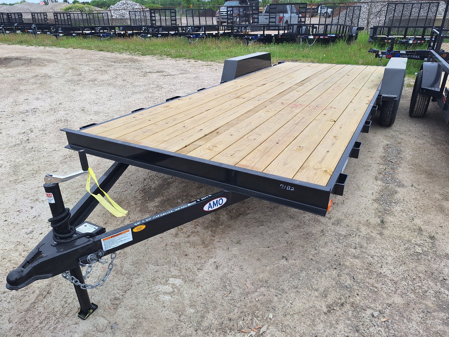 New 2025 AMO 82x20 Tandem Axle Car Hauler Rear Axle Brake | New Boston ...