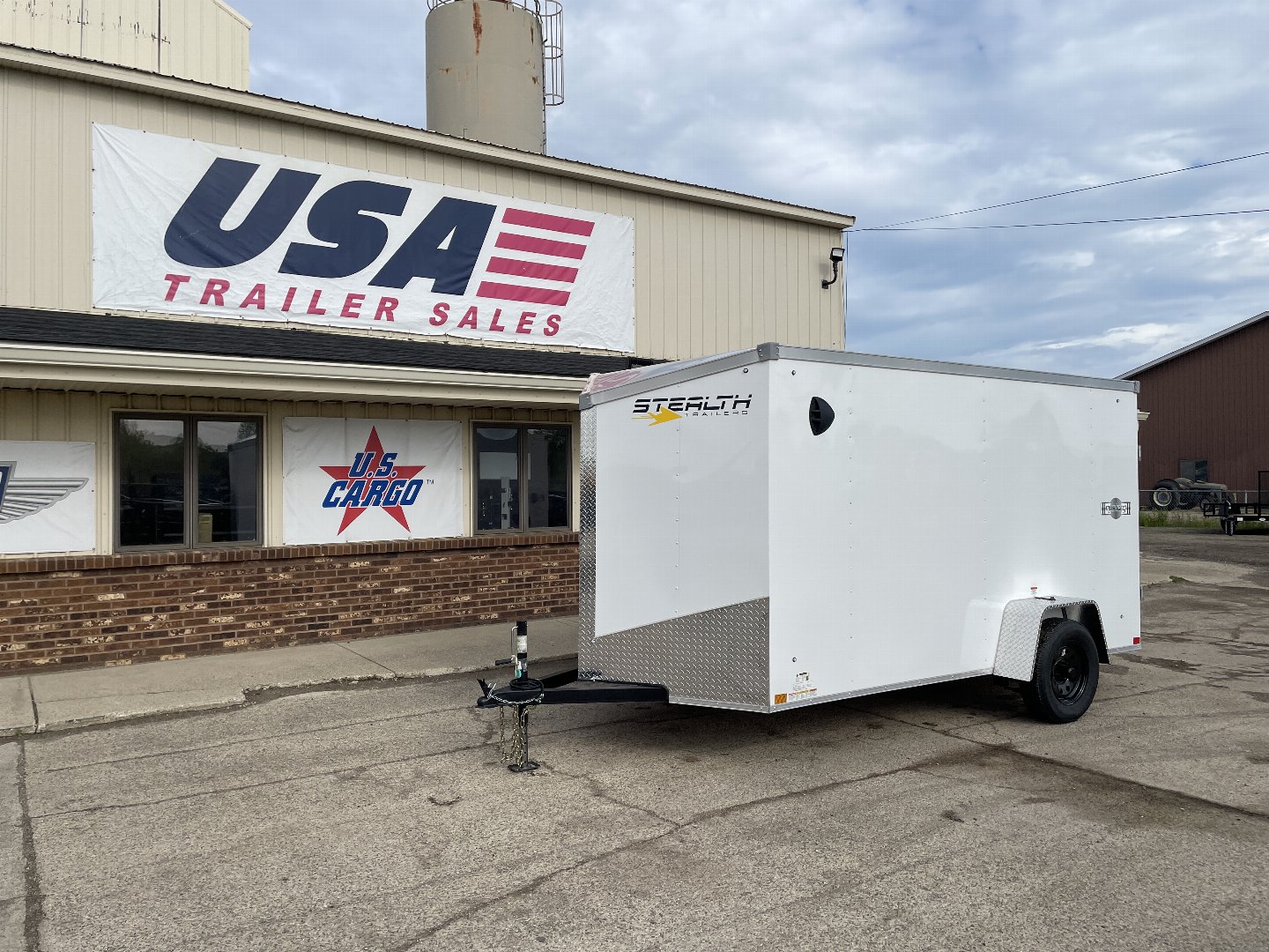 New 2025 Stealth Trailers Mustang 5X10 V-Nose Ramp Door Cargo ...