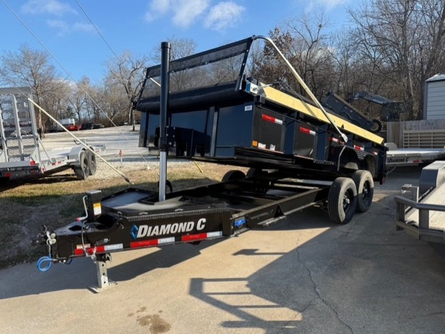 New 2025 Diamond C Trailers LPT 207 Package 16'X82" Dump Trailer ...