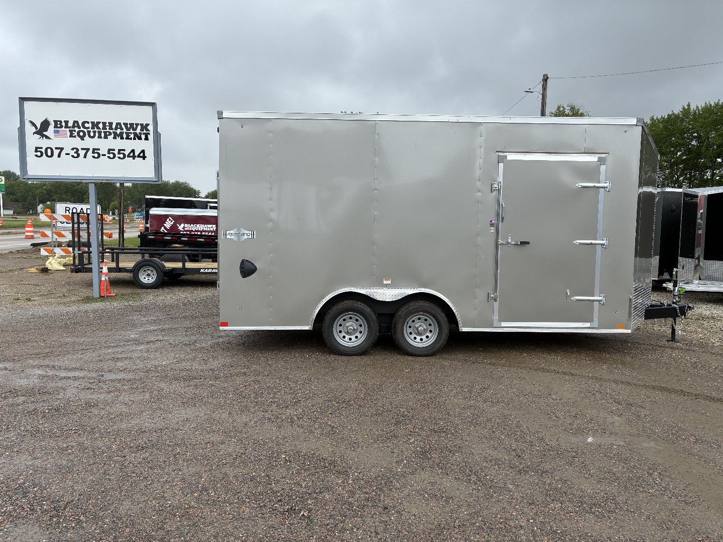 New 2025 Stealth Mustang 8.5x16 Steel Cargo / Enclosed Trailer +12 ...