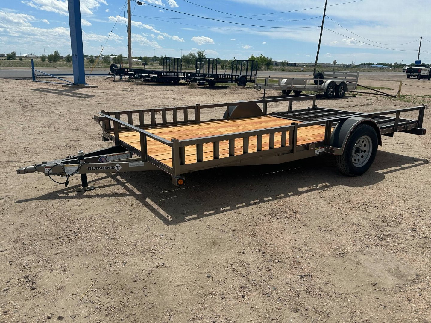 New 2025 Diamond T 14' Utility Trailer | Fort Morgan Colorado