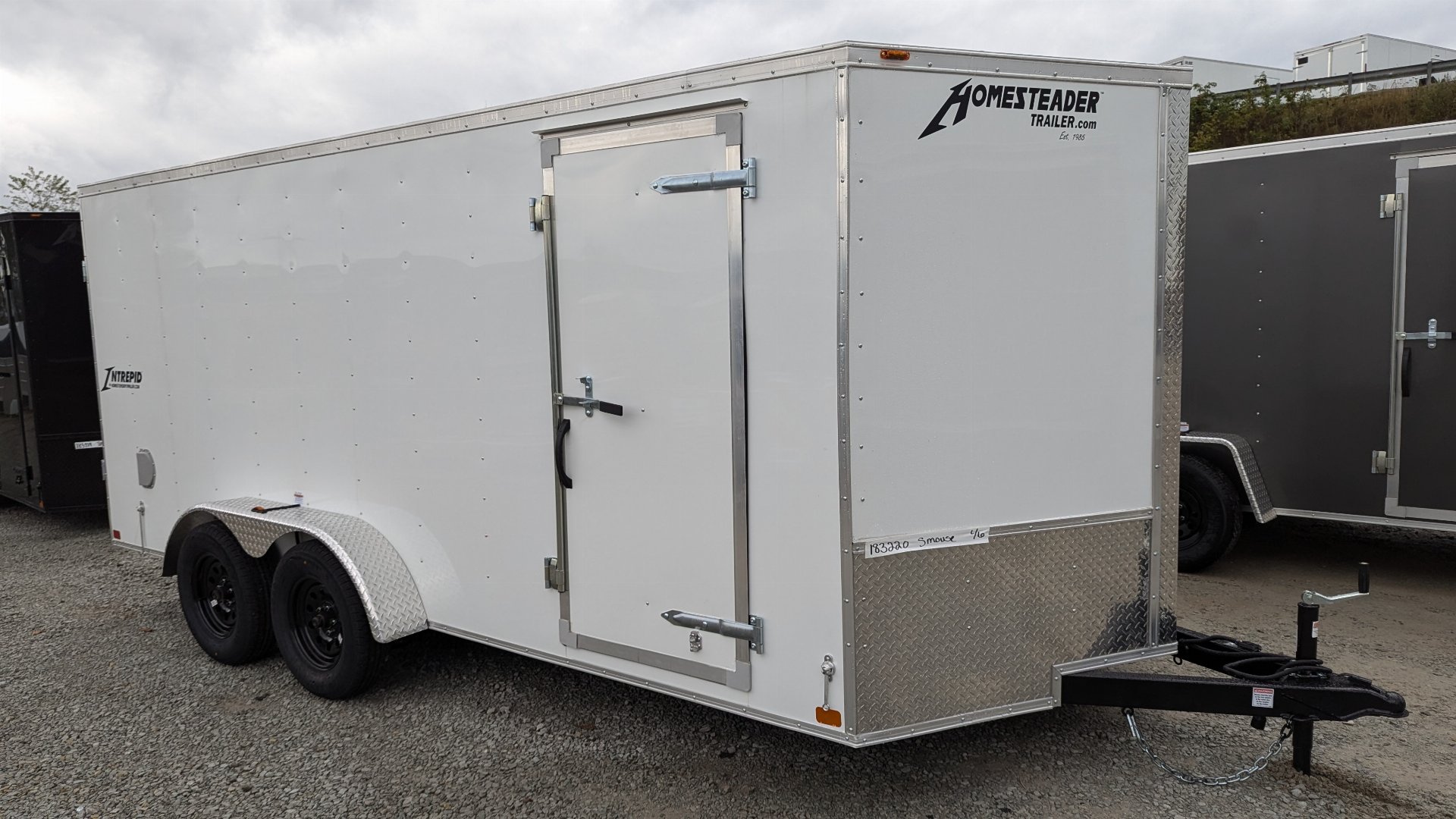 New 2026 Homesteader 7x16 Intrepid V-Nose Cargo Trailer w/ Ramp Door ...