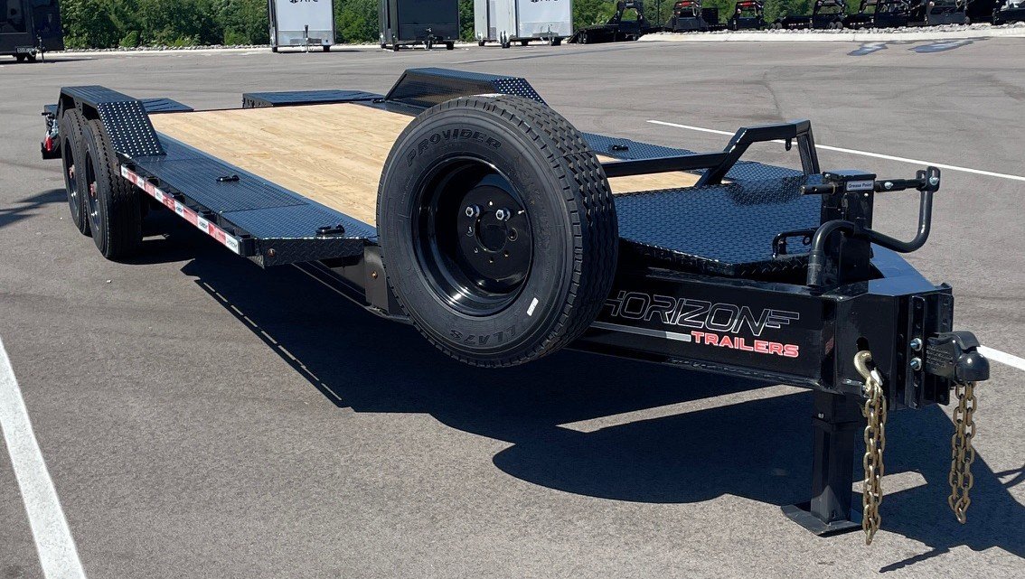 New Horizon HEH 22'x 102" Equipment Trailer--Mountain Ramps, Drive Over ...