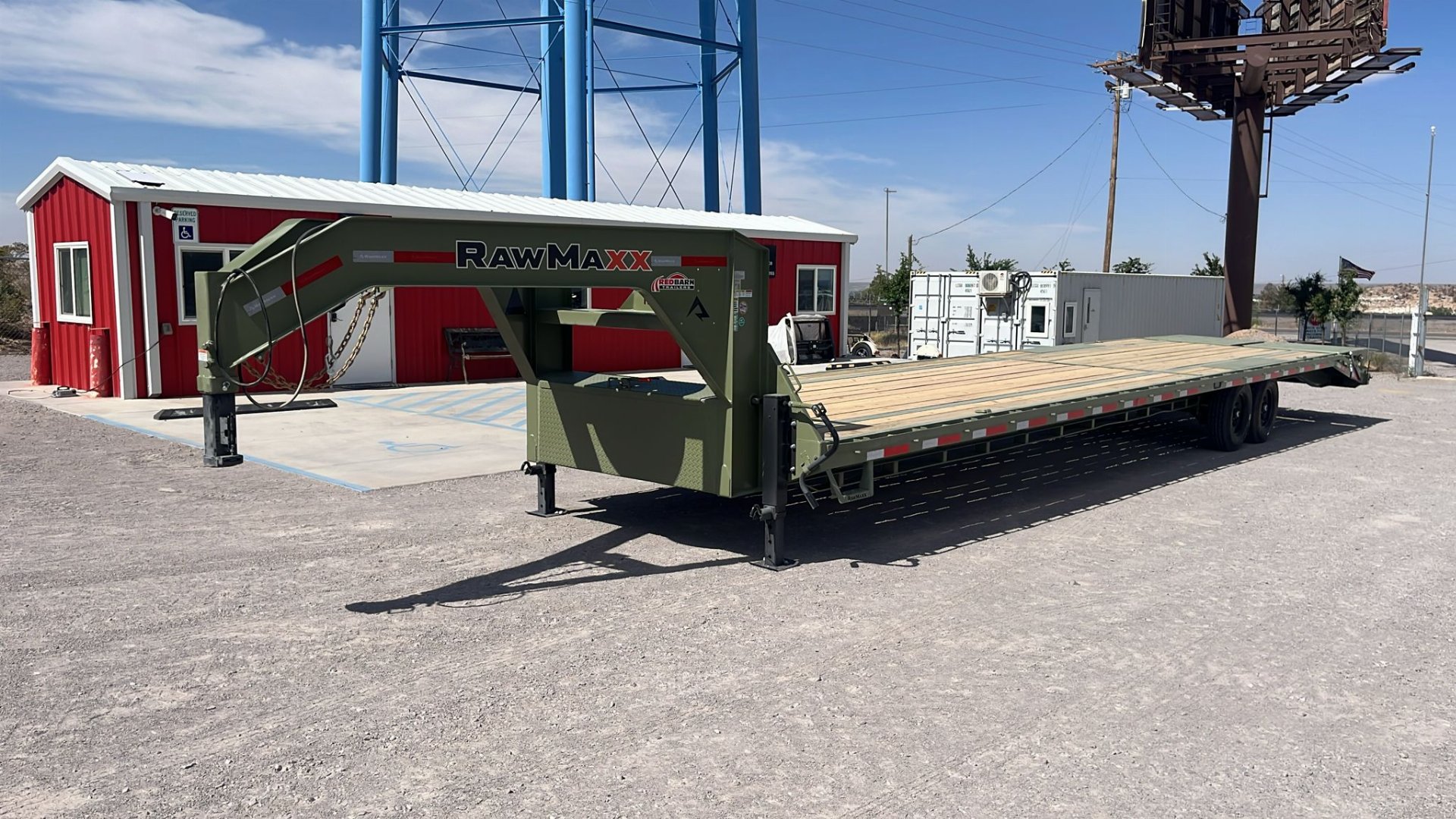 New 2025 RawMaxx 40'X102" FDX FLAT DECK TRAILER GOOSNECK Flatbed ...