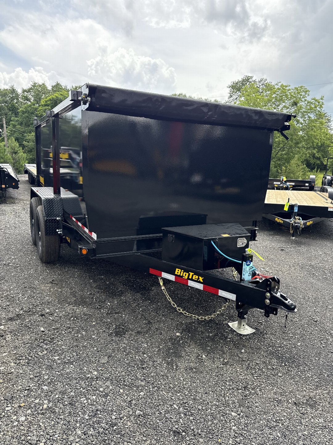 New 2025 Big Tex Trailers 14LX-12C4A-BK Dump Trailer | Phenix City Alabama