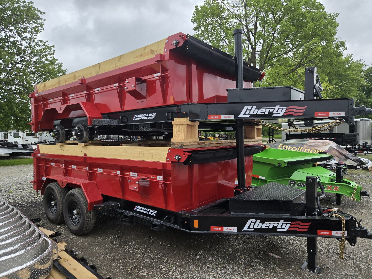 New 2025 LIBERTY LD14K83X14B8TS Dump Trailer 83X14 TA TELESCOPIC (GVW ...