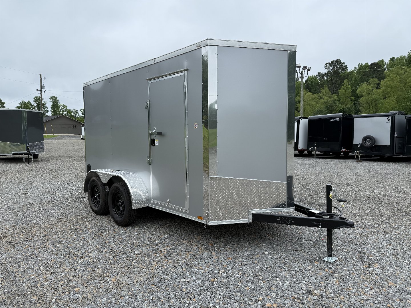 New 2025 Spartan Cargo 6x12 Enclosed Trailer, Silver PolyCor, Tandem ...