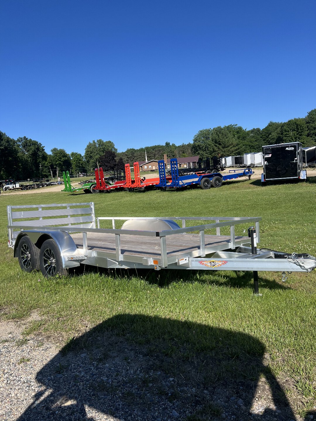 New 2025 H&H TRAILERS 82"X16' ALUMINUM Landscape Trailer | Edmore Michigan