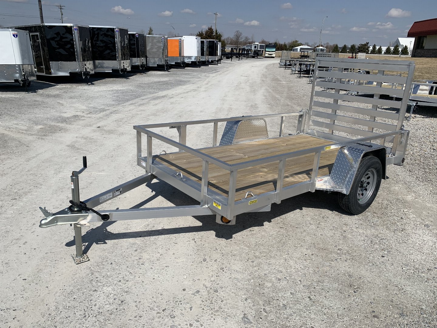 New 2026 Quality Steel and Aluminum 5x10 aluminum Utility Trailer ...
