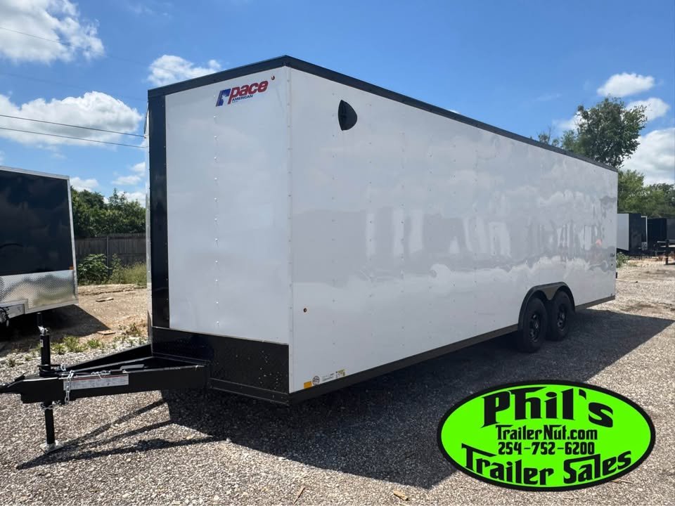 New 2025 Pace American 24' ENCLOSED CARGO TRAILER BLACKOUT PACKAGE ...
